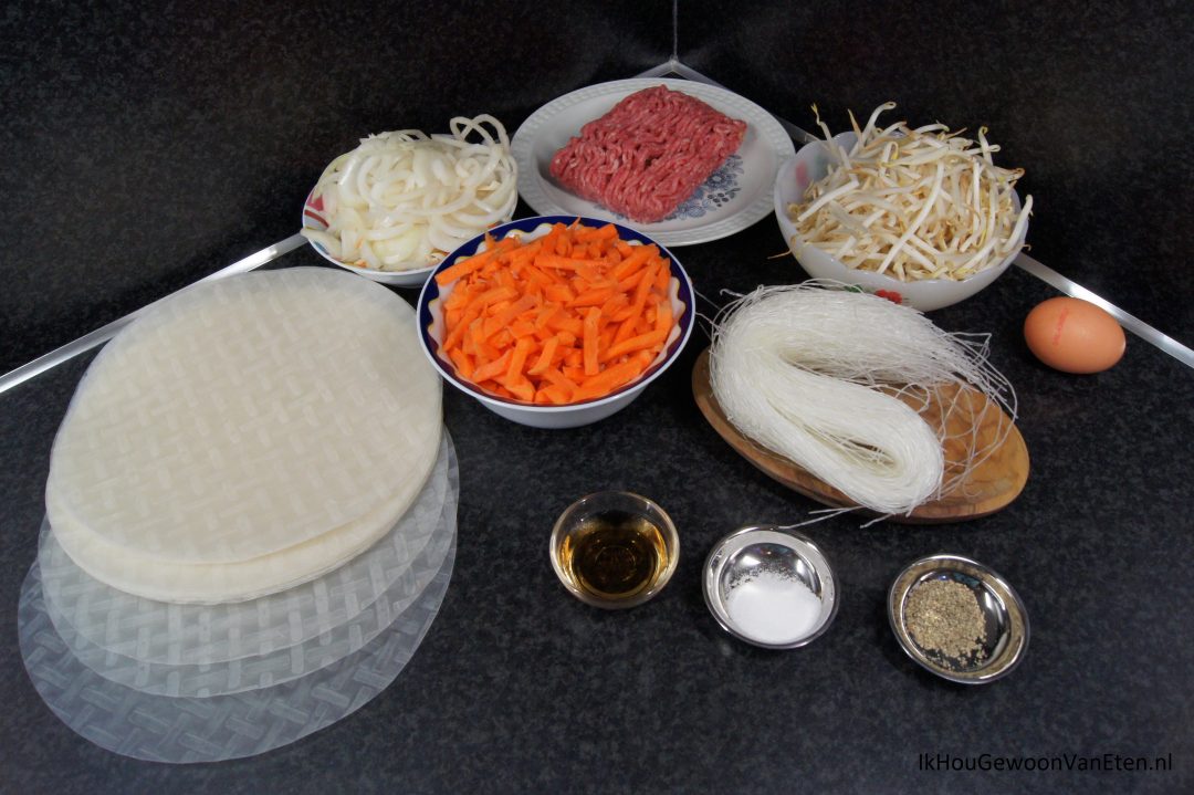 Zelfgemaakte loempia’s - Ik hou gewoon van eten